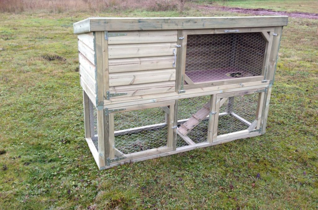 Rabbit Hutch With Run - Truro Portable Buildings